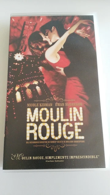 MOULIN ROUGE EWAN McGregor Nicole Kidman VHS Tape Spanish - 3T £24.60 ...