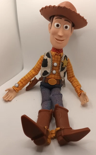 DISNEY PIXAR SHERIFF Woody Toy Story Pull String Talking Doll 16 ...