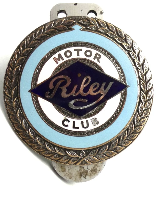 VINTAGE OFFICIAL RILEY Motor Club Car Mascot Grill Badge - Stunning EUR ...
