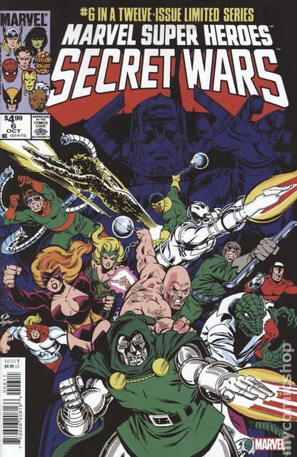 MARVEL SUPER HEROES Secret Wars édition fac-similé #6A FN image stock ...