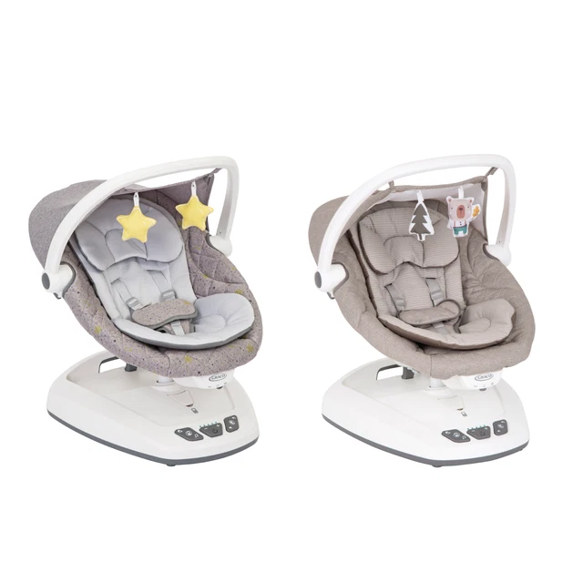 GRACO MOVE WITH ME Baby Swing Chair Toy Rocker Soother Electric 10 ...
