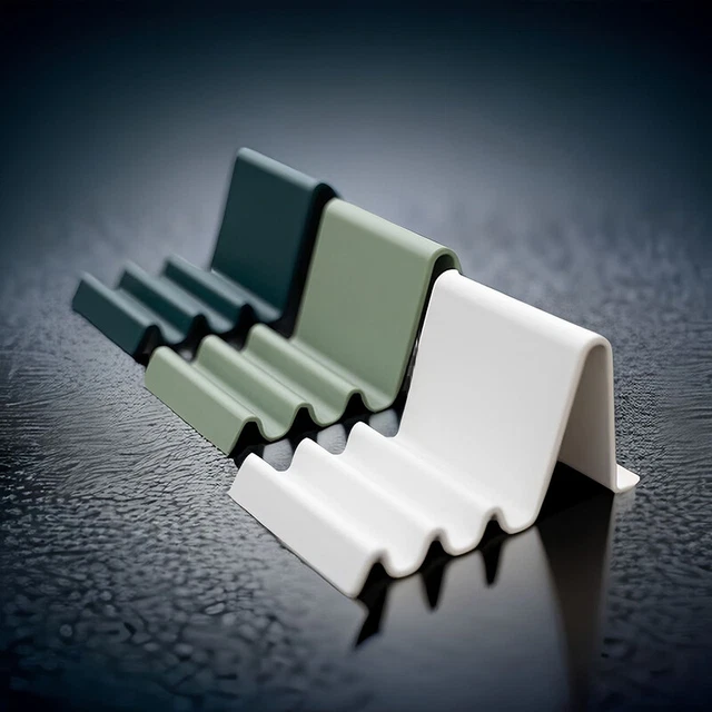 WAVE SHAPED PHONE Holder Desktop Holder Can Be Used For Tablet E-books ...