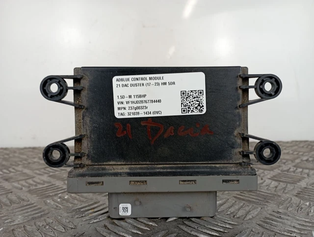 DACIA DUSTER HM 17-23 ADBLUE CONTROL MODULE 237g00323r EUR 71,98 ...