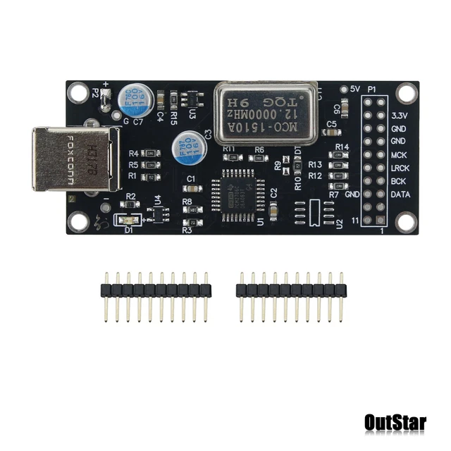 DIGITAL USB SOUND Card Module I2S Output Based on PCM2706 w/ Crystal ...
