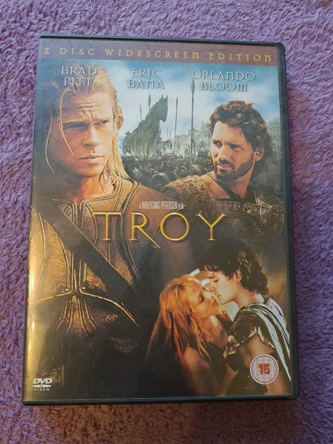 TROY MOVIE FILM Dvd Widescreen Edition Brad Pitt Orlando Bloom £1.00 ...