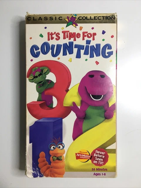 BARNEY - ITS Time For Counting (VHS, 1998) $12.86 - PicClick CA