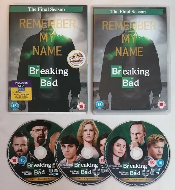 DVD BOX SET - Breaking Bad The Final Season DVD 2013 3-Disc Set Box Set ...