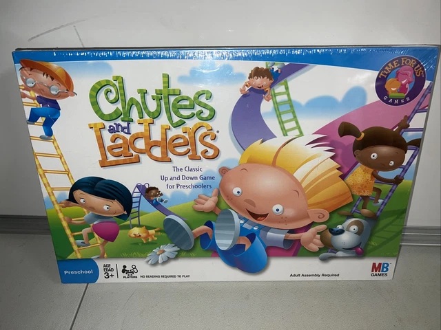 CHUTES AND LADDERS Game For 2 to 4 Player Kids Age 3 to 7 Years Old NEW ...