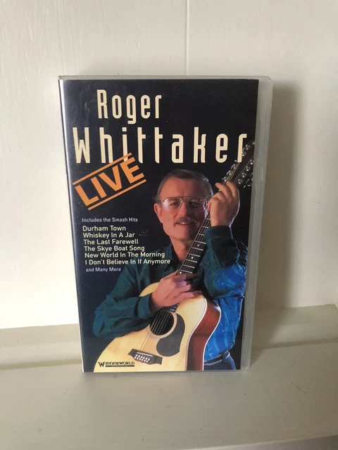 ROGER WHITTAKER LIVE - Wienerworld Presentation Pal VHS £13.50 ...
