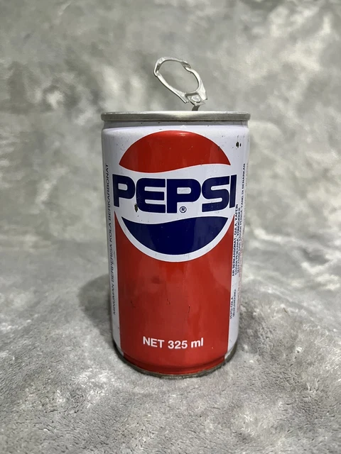 VINTAGE MALAYSIA PEPSI Soda Can Pull Tab Rip Top Steel Can 1970s ...