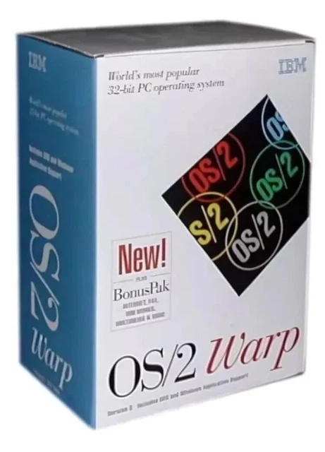 OS/2 WARP 4.52 - Bootable OS (x86) - Vintage Operating System | DVD £19 ...