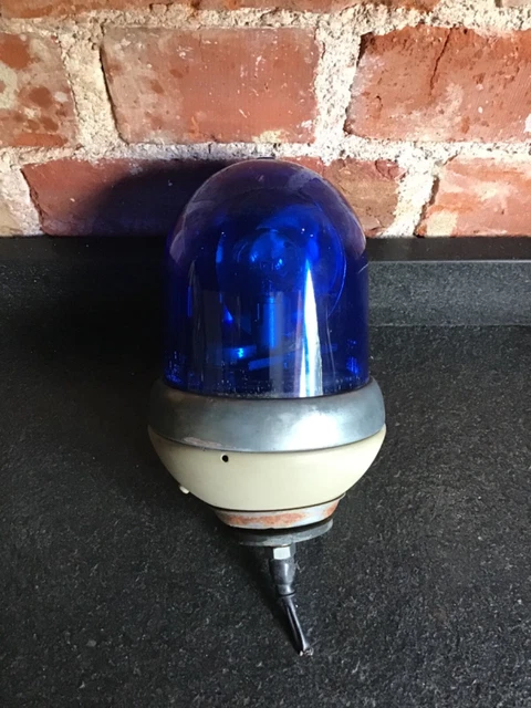 VINTAGE EMERGENCY LUKAS L678 rotary blue beacon £260.72 - PicClick UK