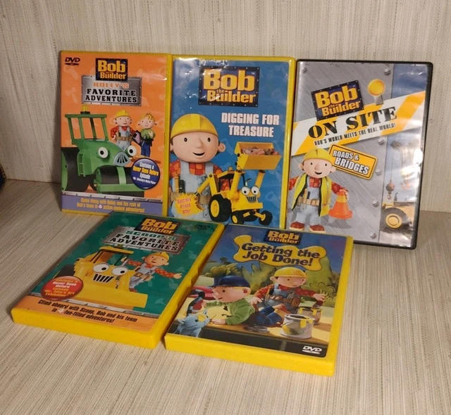 BOB THE BUILDER 5 DVD Lot Digging For Treasure | Roads & Bridges £19.03 ...