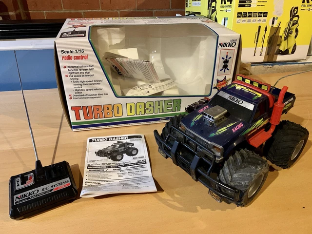 RARE VINTAGE 80S Nikko Turbo Dasher Radio Controlled Car / Monster ...