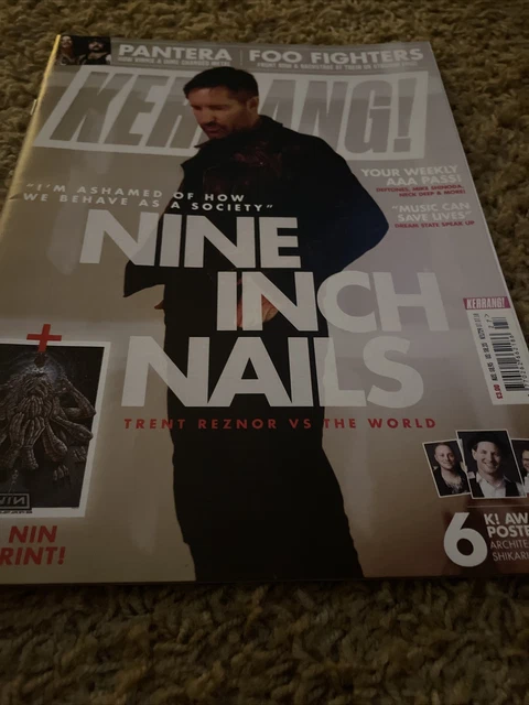 KERRANG MAGAZINE X3 Feb 2002 Nine Inch Nails System Of A Down American ...