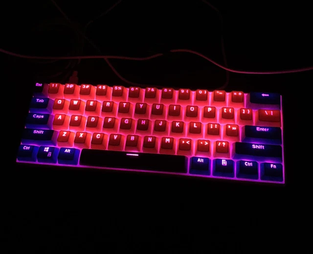 ROYAL KLUDGE RK61 (60% Wireless Mechanical Red Switch Keyboard) £34.58 ...