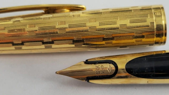 BEAUTIFUL FOUNTAIN PEN Waterman Model CF Very Rare Pattern Unusual £291 ...