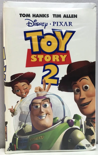 DISNEY PIXAR TOY Story 2 VHS Video Tape Sequel Movie Clamshell ...