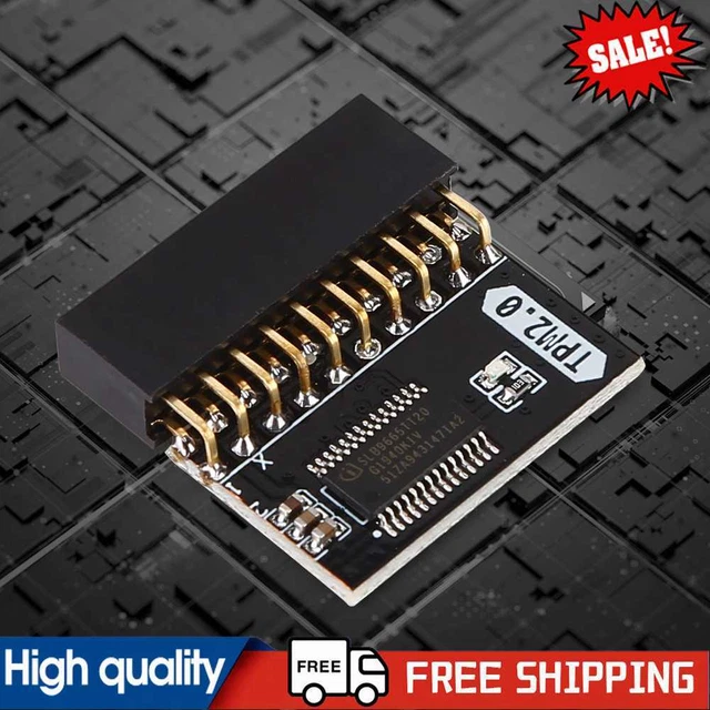 TPM 2.0 MODULE Motherboard 20 Pin TPM Remote Card 20-1 Pin for Gigabyte ...