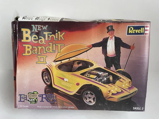 REVELL NEW BEATNIK Bandit II Ed Big Daddy Roth 1/25 Model Kit Open Box ...
