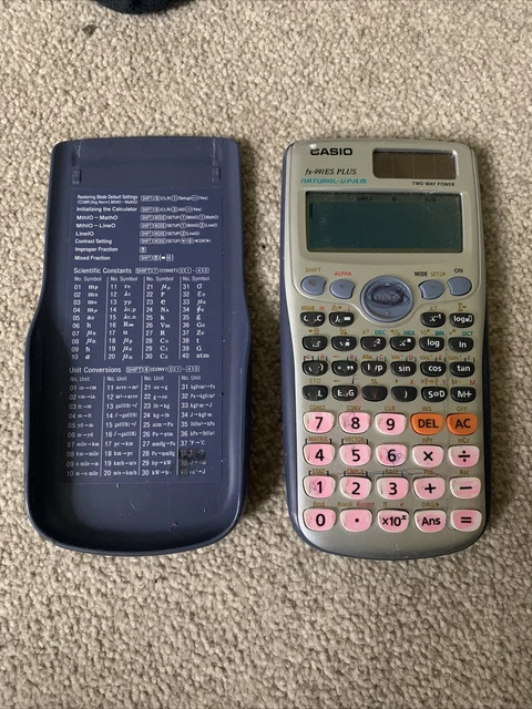 CASIO FX-991ESPLUS SCIENTIFIC Calculator - SIlver £10.00 - PicClick UK
