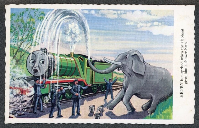 THOMAS THE TANK Engine, Henry & Elephant, Ward, London Deckle Edge No ...