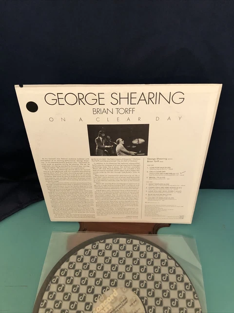 SHEARING, GEORGE & Brian Torff / On A Clear Day / Concord Jazz CJ 132 ...