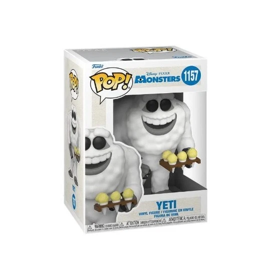 DISNEY PIXAR MONSTERS Inc Funko POP! Yeti With Snow Cones #1157 Vinyl ...