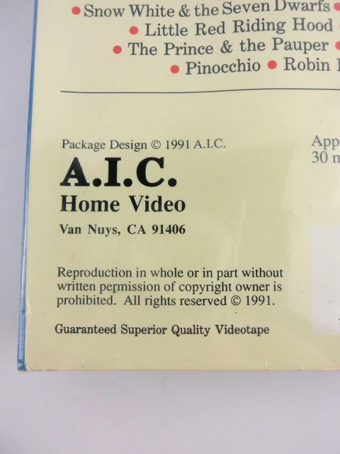 1991 Cinderella Animated Cartoon Aic Home Video New 11 40 Picclick Uk