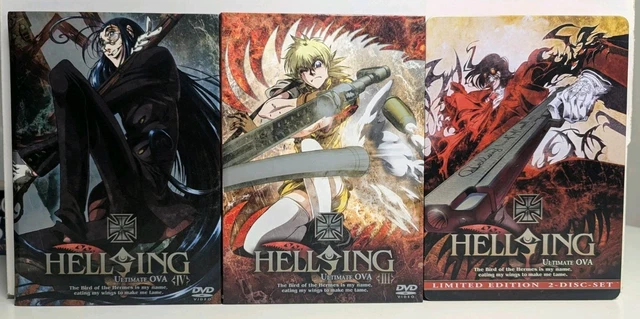 HELLSING ULTIMATE OVA Limited Edition VOL 1-4 DVD Anime Steelbook Manga ...