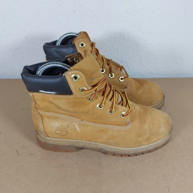 TIMBERLAND BOOTS LEATHER work lace up boot classic outdoor size UK 5 ...