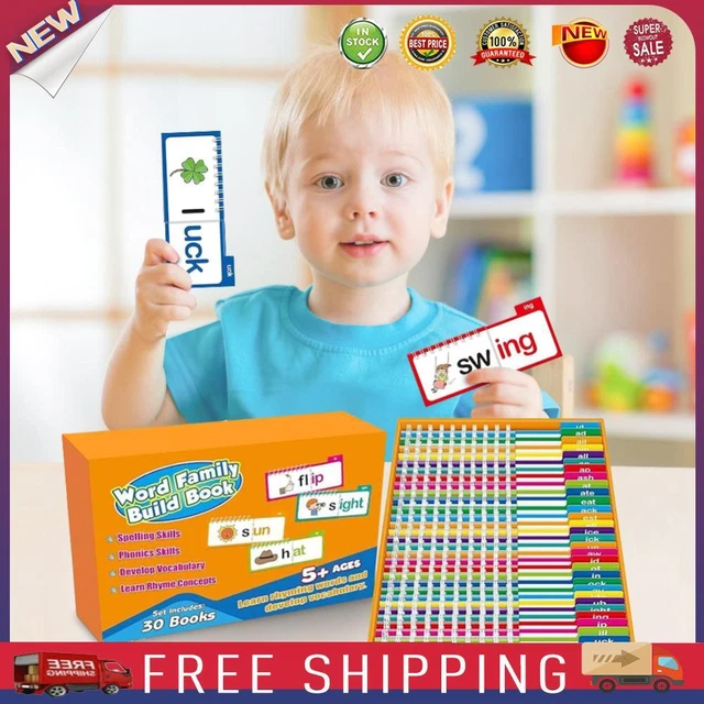 CVC WORD FLIP Chart Word Builder Game Consonante Vocale Word Builder ...