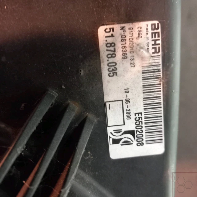 RADIATEUR DE CHAUFFAGE pour FIAT FIORINO (3N) 1.4 8V Natural 2008-2017 ...