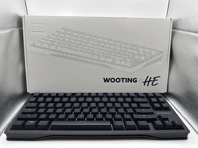 WOOTING 80HE HALL Effect Gaming Keyboard - Black ANSI £129.99 - PicClick UK