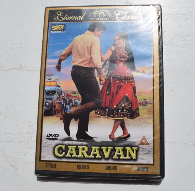 CARAVAN ~ BOLLYWOOD DVD ~ asha parekh, jeetendra, aruna irani, madan ...