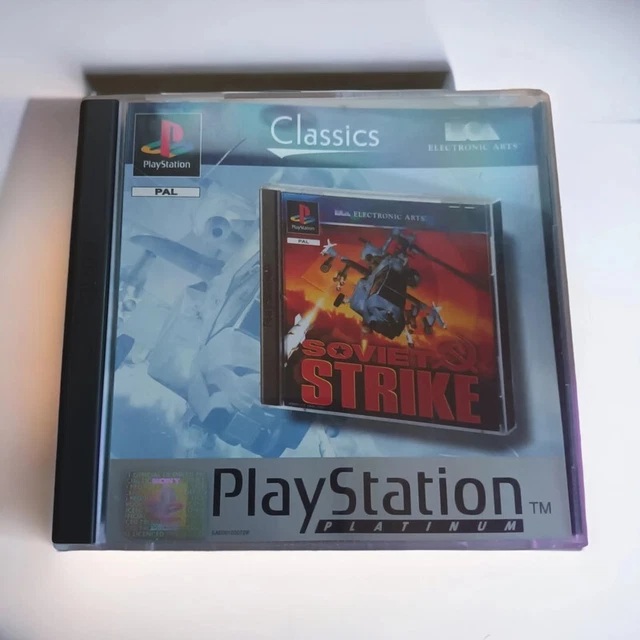 SOVIET STRIKE PS1 (completo) elicottero volante EA Classics Sony ...