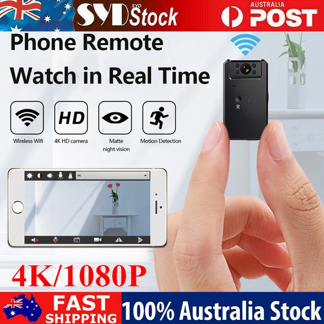 4K 1080P HD Mini Camera Wifi Wireless IP Camera Security Cam Network ...