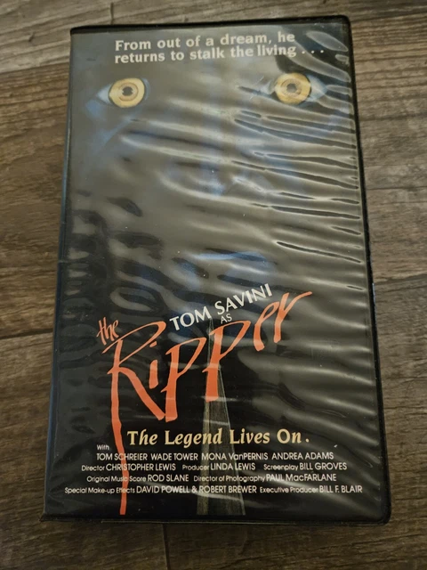 THE RIPPER VHS Tom Savini Rare Original Release 1985 United Home Video ...