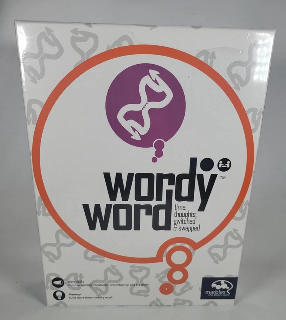 WORDY WORD TIME THOUGHTS SWITCHED Swapped Word Skills Memory Board wordy-word-time-thoughts-switched-swapped-word-skills-memory-board