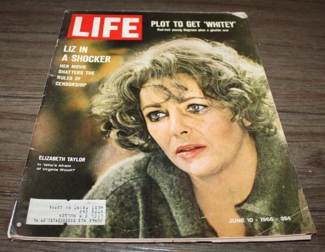 LIFE MAGAZINE JUNE 10, 1966 Elizabeth Taylor In "Who's Afraid Of ...