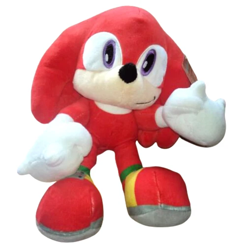 SEGA SONIC HEDGEHOG 30cm Soft Toy Red Knuckles Stuffed Plush Kid ...