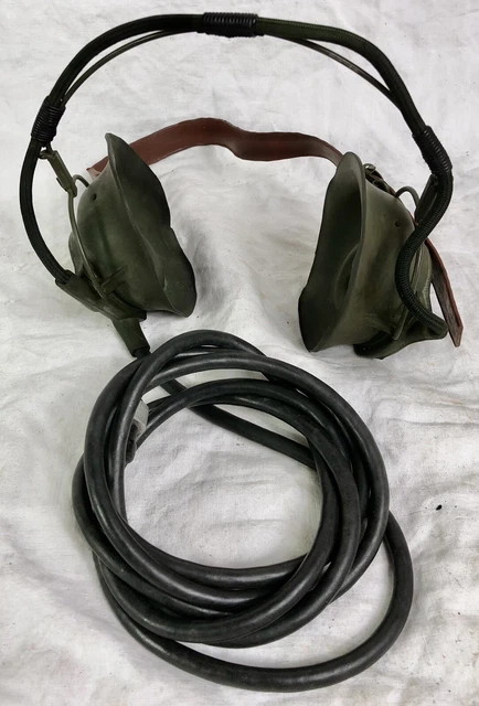 WW2 BRITISH MILITARY Headphones, Headset, Racal, 1940, British Army ...