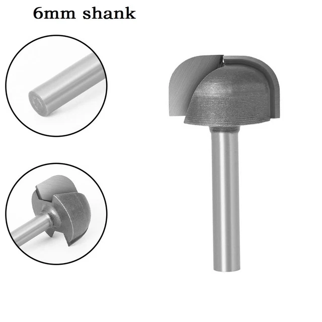 6MM SHANK,MILLING CUTTER,WOOD Carving Bowl & Tray Router Bit Wood ...