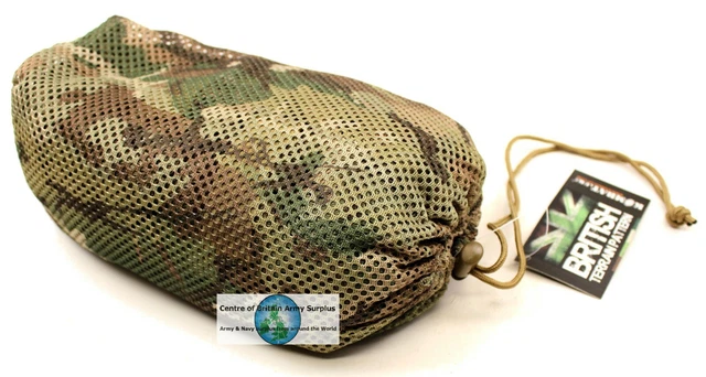 BRITISH ARMY / Special Forces Style Ghillie Concealment Mesh Vest ...