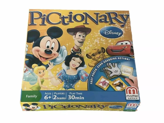DISNEY PICTIONARY BOARD Game Mattel Super Rare £28.39 - PicClick UK