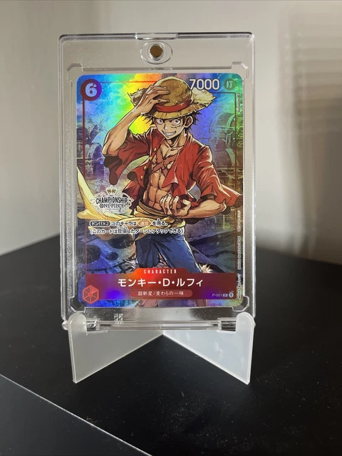 ONE PIECE CARD Proxy Monkey D. Luffy Promo Championship Jap P-001 EUR ...