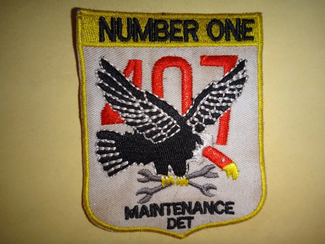 VIETNAM WAR PATCH US 407th MAINTENANCE Detachment NUMBER ONE £9.06 ...