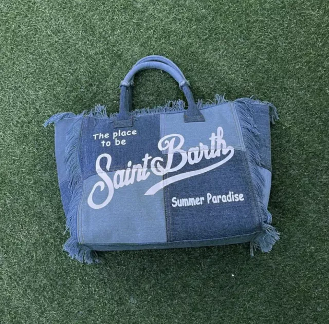 MC2 SAINT BARTH BORSA da spiaggia a mano Colette Jeans EUR 60,00 ...