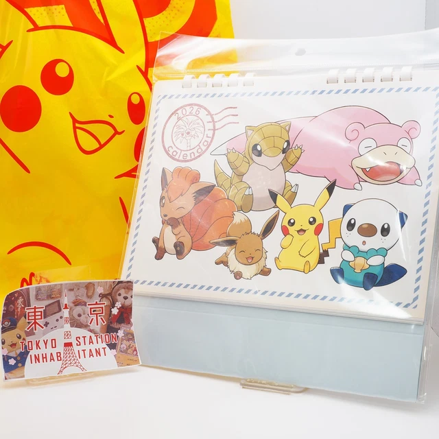 POKEMON CENTER JAPAN Original 2026 Tabletop Calendar - January Start ...