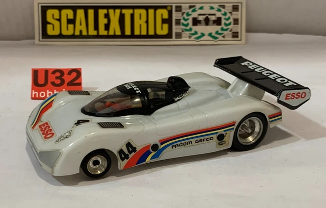 SCALEXTRIC SRS EXIN 9313 Peugeot 905 #44 24H. Le Mans 1990 Rosberg ...